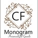We specialize in Personalized Goods for all by CFMonogram on Etsy