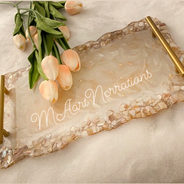 Resin Tray / Green Resin Tray / Emerald Green Resin Tray / Decorative ...