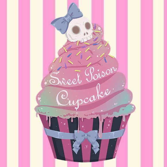 Sweet Poison Cupcake Designs by SweetPoisonCupcake on Etsy