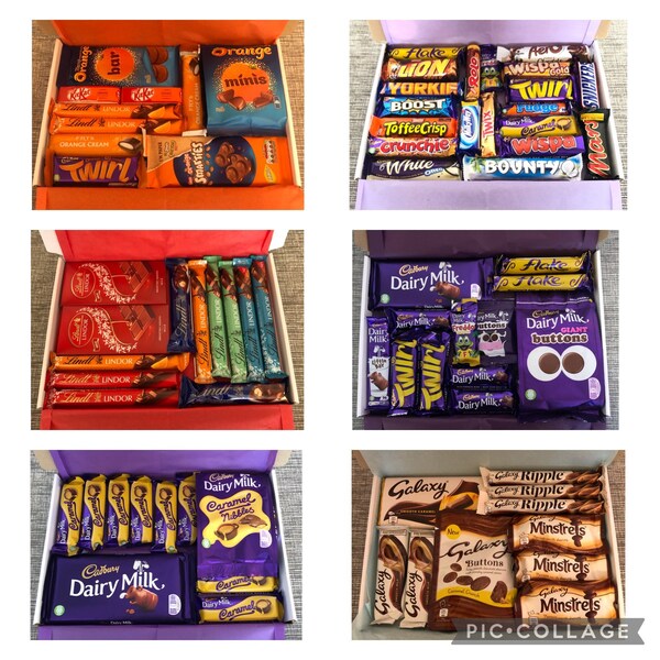 Large Assorted Chocolate Gift Box/hamper.20 Different Bars.cadburys ...