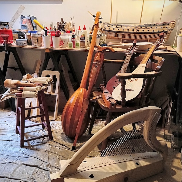 Period Bows for Medieval/renaissance/ Folk Style Stringed Instruments ...