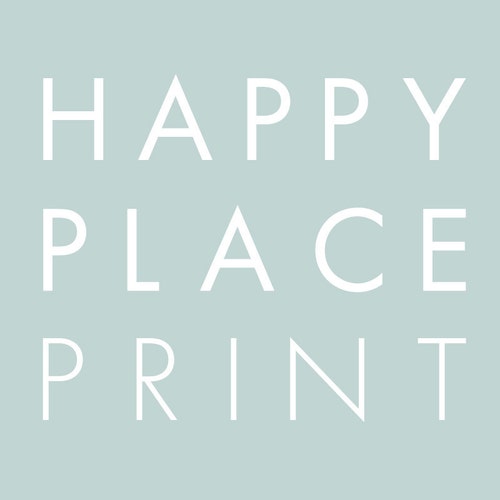 HappyPlacePrint - Etsy