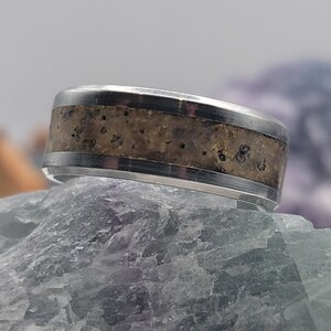 Banded Obsidian and Quartz Ring - Etsy