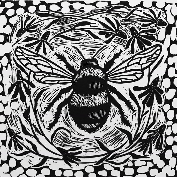 The River Ballet Linocut in Blue,otter Linocut,kingfisher Linocut ...