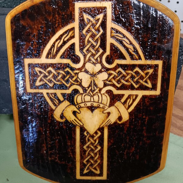 Woodburned Yin Yang Tree of Life Pyrography - Etsy