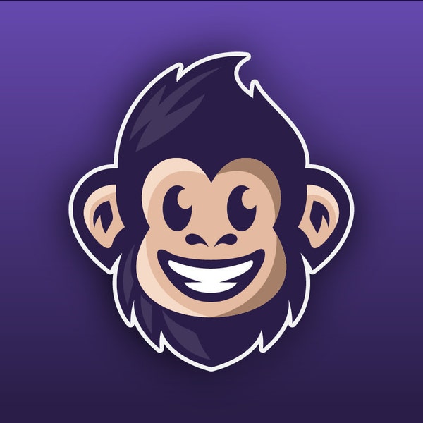 Monkey Mock up Shimmer Wall Pngs for Party Mock Ups - Etsy