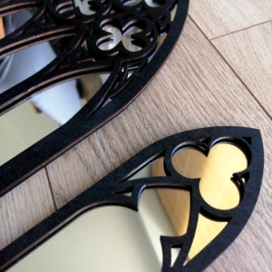 Gothic Mirror, Set of 3, GOLD Mirrors, Witchy, Cathedral - Etsy