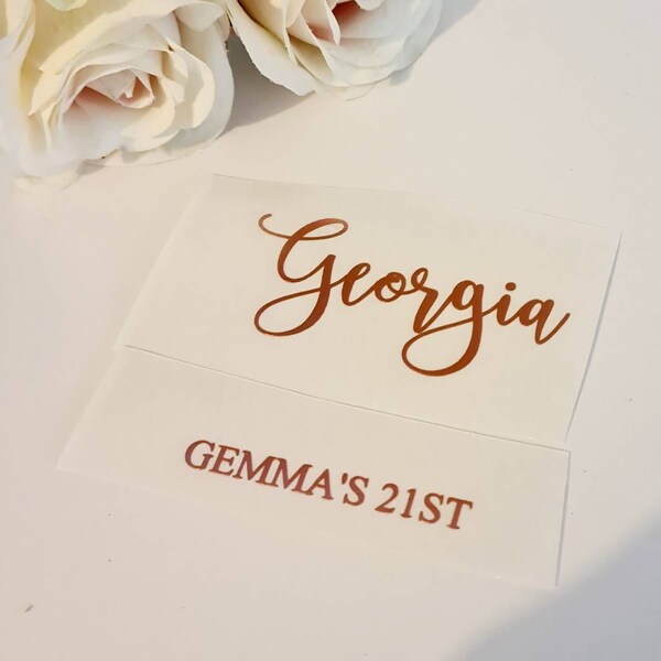 Acrylic Place Settings, Name Settings, Place Names, Hexagon Place ...