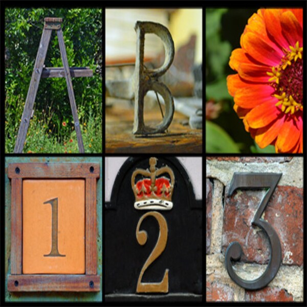 Alphabet Photography Name Sign, Last Name Wall Art, Alphabet Art, Photo ...