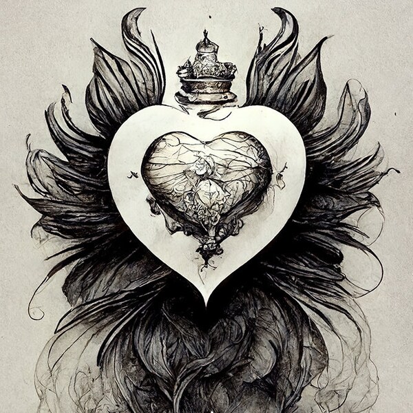 Lotus Fantasy Tattoo Design Digital Download - Etsy