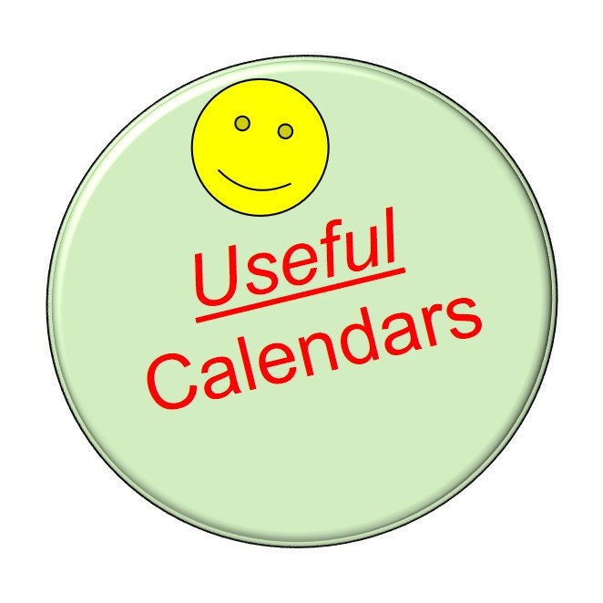 UsefulCalendars - Etsy