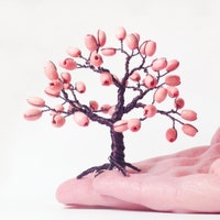 Copper Wire Tree Art Statue, Minimal Miniature Wire Tree of Life ...