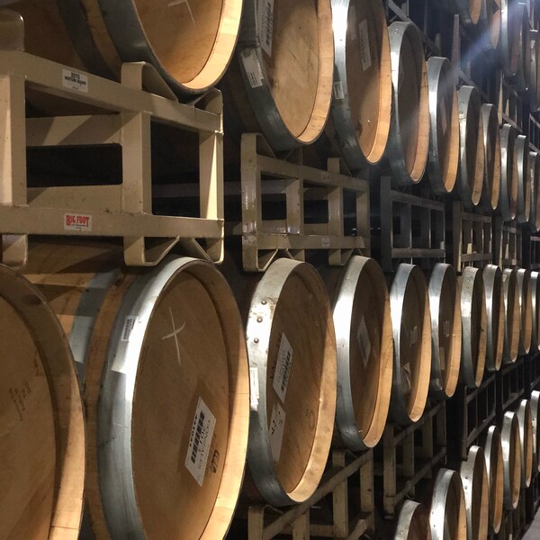 Wine Barrel Bench - Etsy