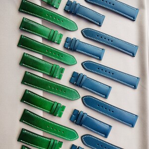 Cow Leather Watch Strap, 100% Handmade, Full Size - Etsy