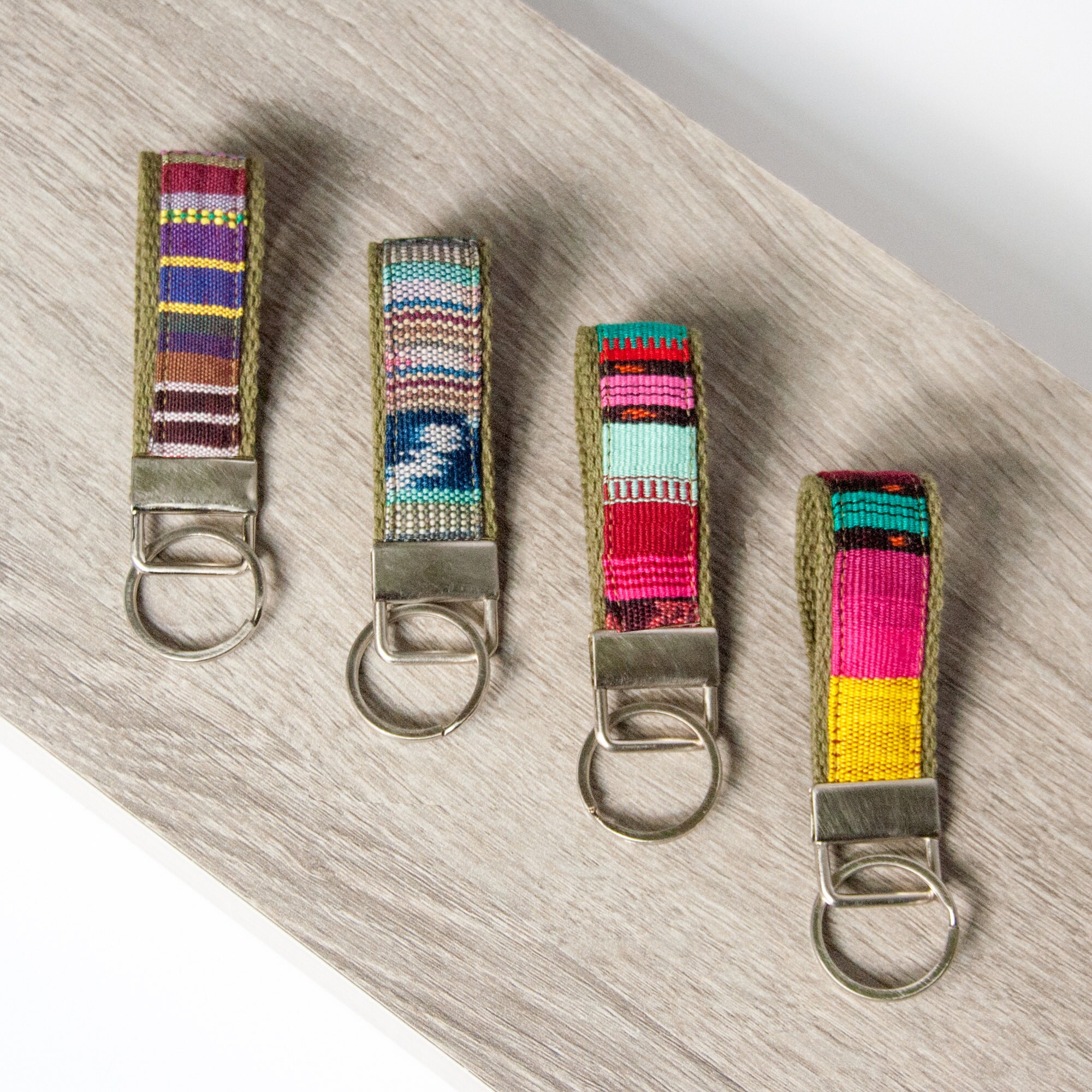 Car Keychains / Boho Wrist Key Fobs / Lanyards for by LokaStyle