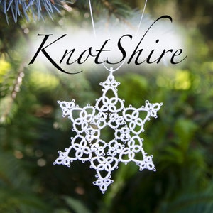 Snowflake Lace Tatting Pattern Alice - Etsy