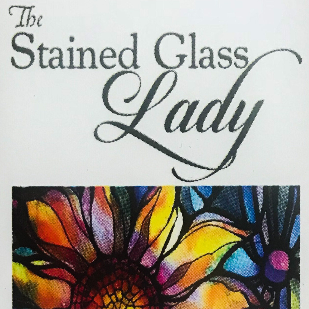 The Stained Glass Lady by GlassLadyDesigns on Etsy