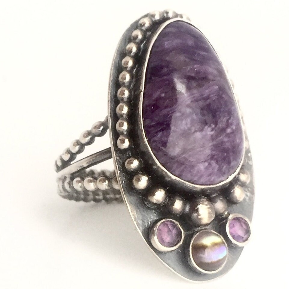 Hand-Fabricated Metal and Gemstone Jewelry by alimorse on Etsy