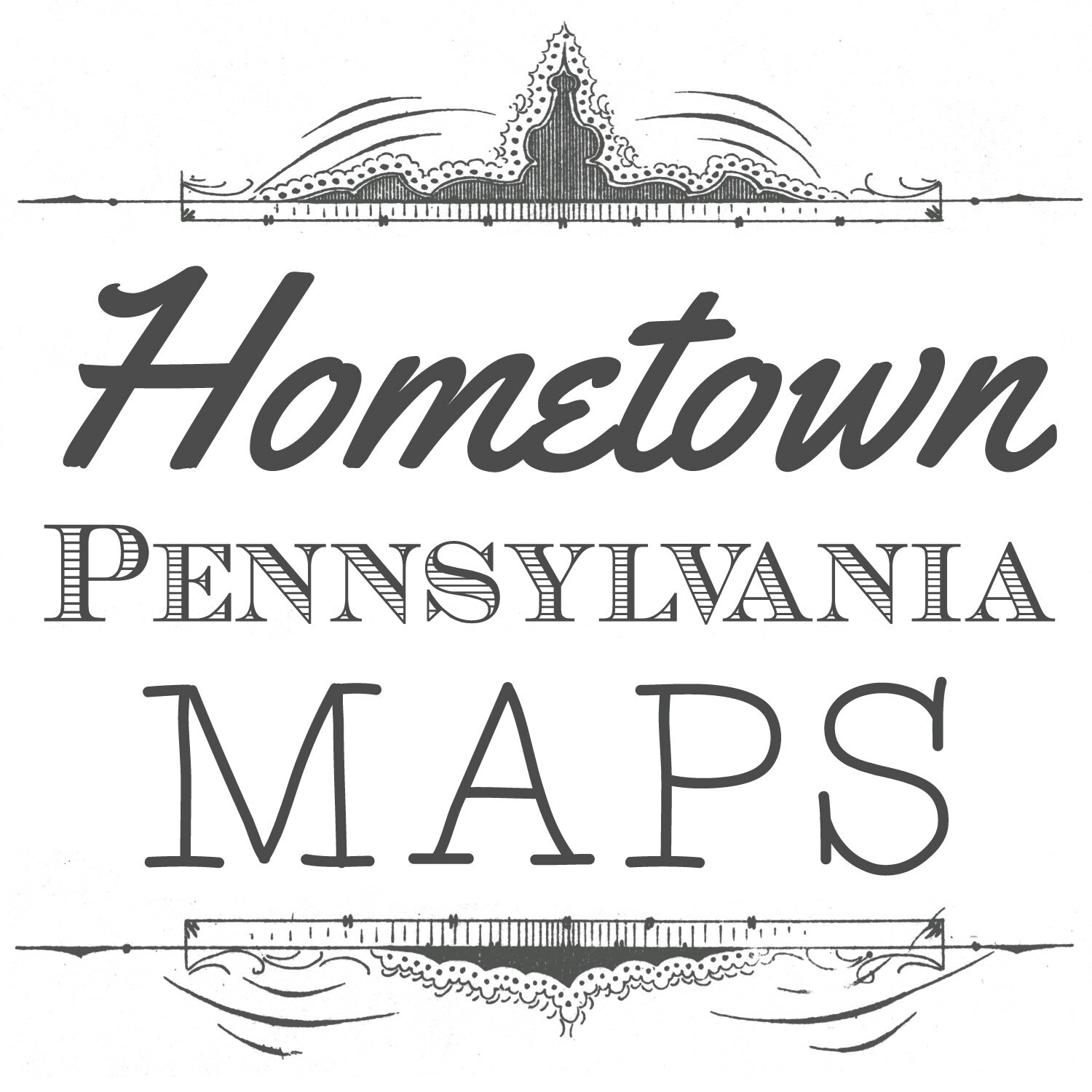 HometownMaps - Etsy
