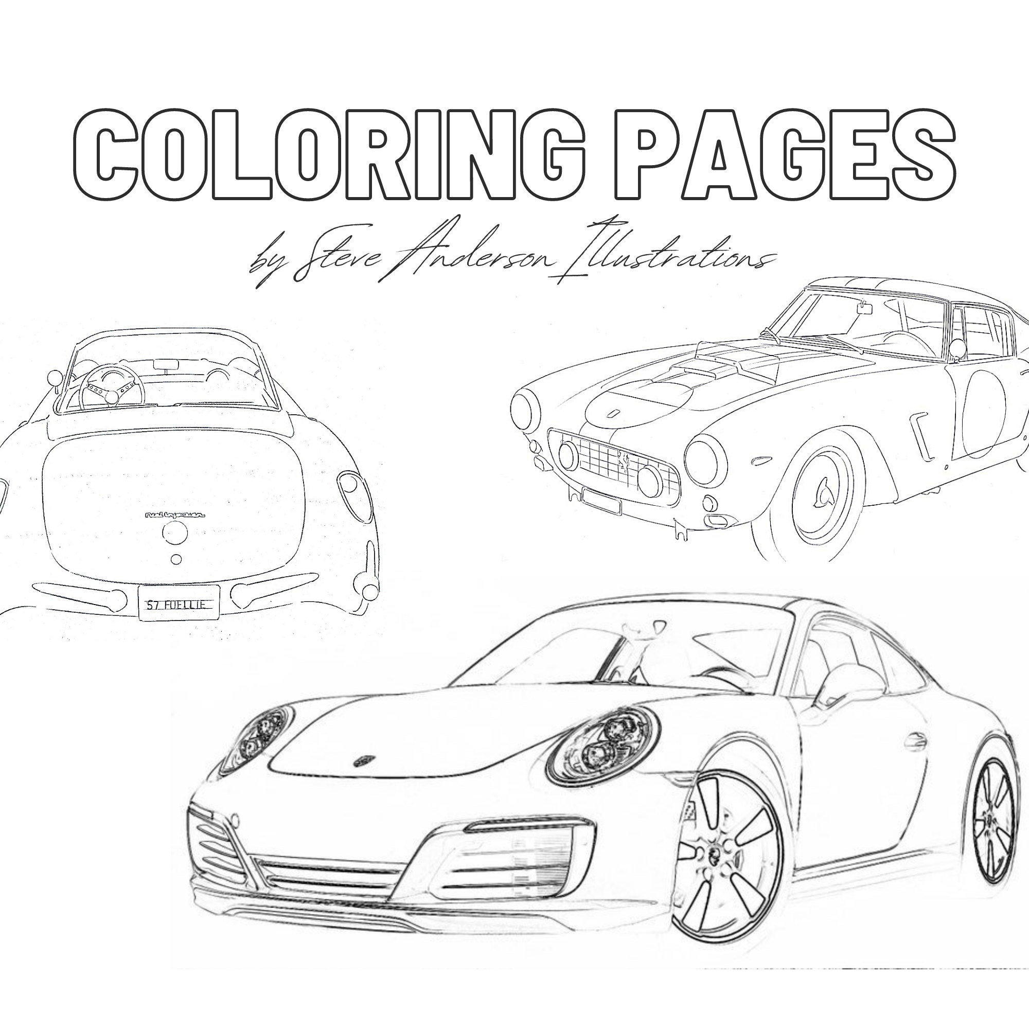 Ferrari F40 Coloring Pages