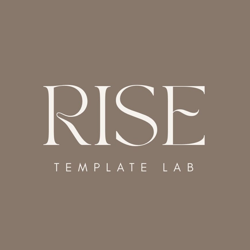 RiseTemplateLab - Etsy