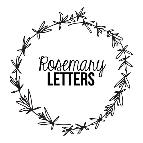 RosemaryLetters - Etsy