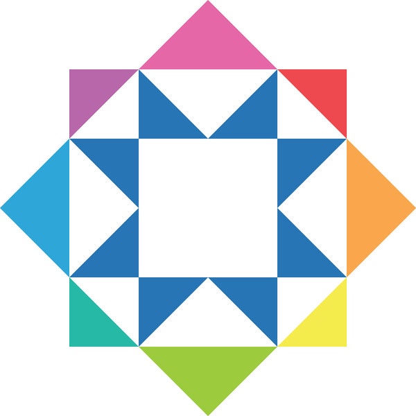 Modern Quilt Pattern Off-centered Squares PDF - Etsy