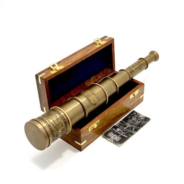 Antique Brass Sextant Navigational Tool for Astronomy and Marine ...