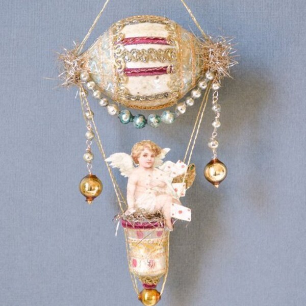 Angel Tree Topper, Victorian Christmas Tree Topper, Angel Christmas ...