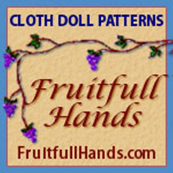 Brooke Cloth Doll E-pattern a Very Cute 16in Country Girl Bunny Rabbit ...