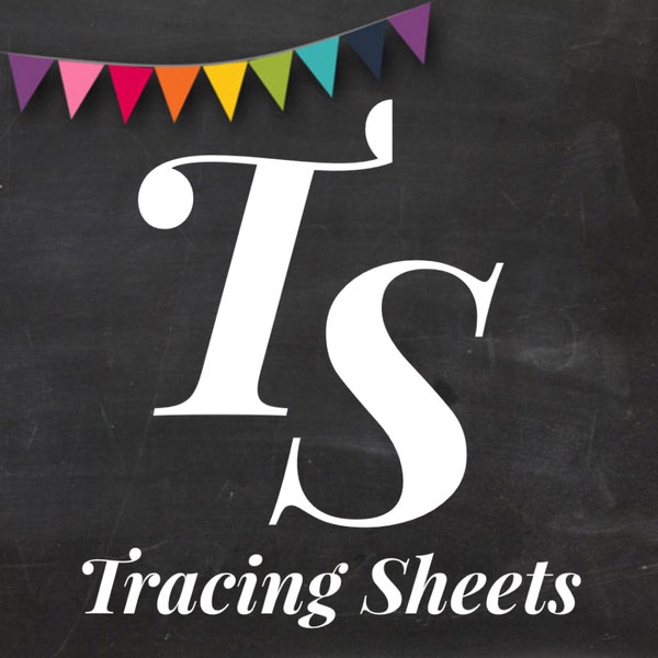 Shapes Tracing Sheet - Etsy