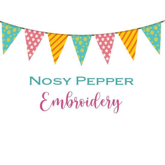 NosyPepperEmbroidery - Etsy