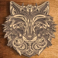 Raven Multilayer Svg,laser Cut File,3d Layered DXF Laser Cut,raven ...