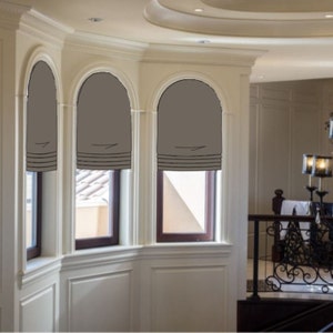 Custom Roman Shade FAN STYLE, With ARCH at Top - Etsy