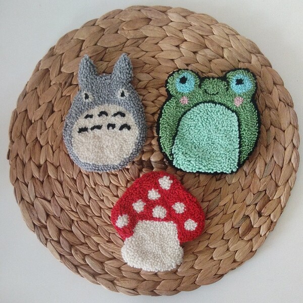 Watermelon Punch Needle Mirror - Etsy