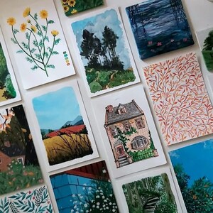 Blue Abstract Bookmarks set of 3 Handmade Bookmarks, Acrylic Bookmarks ...