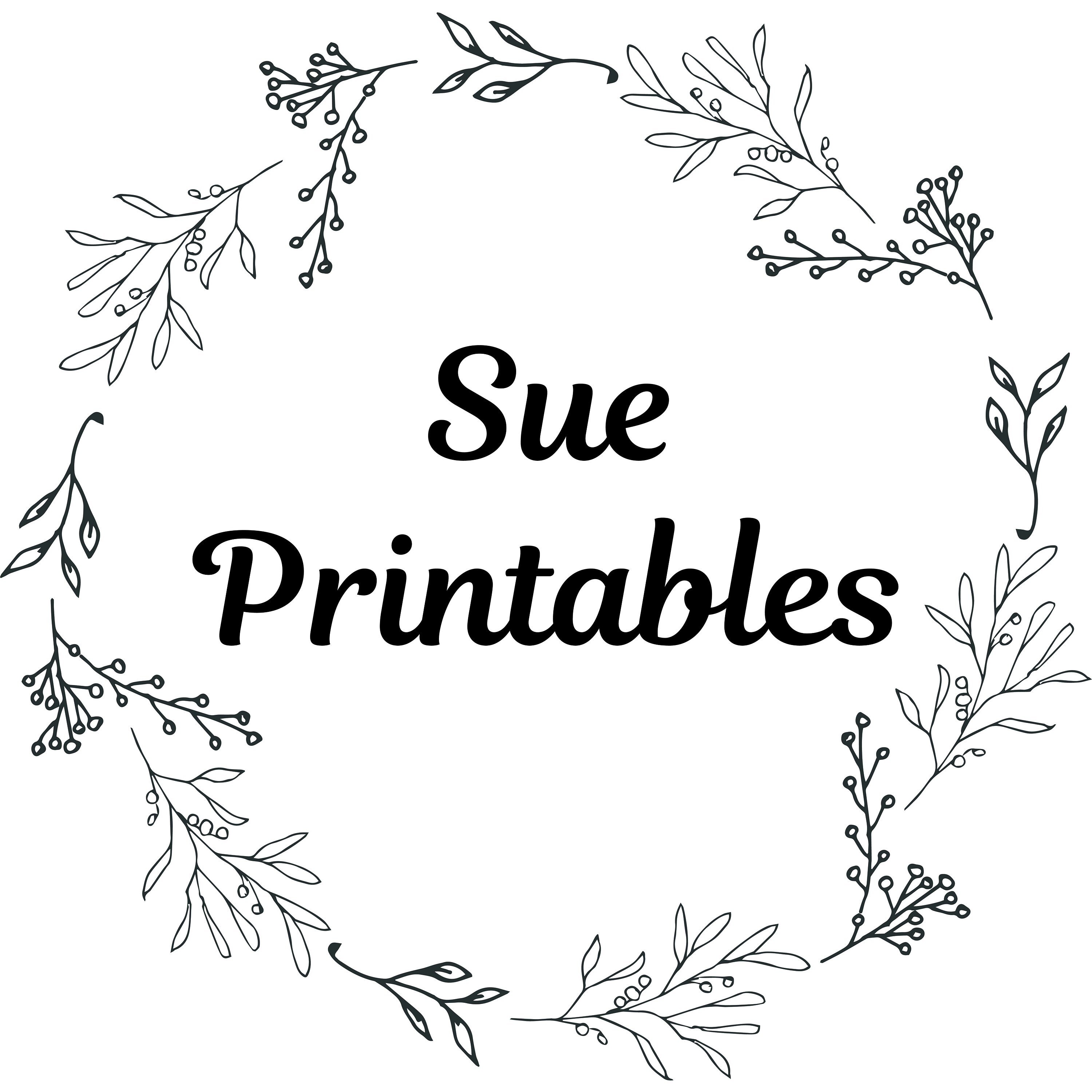 SUEprintable - Etsy