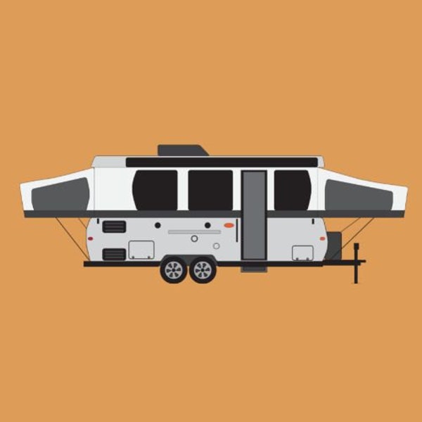 RV Drawing, Motorhome Drawing, Class C RV, Campervan, Van, Class C ...