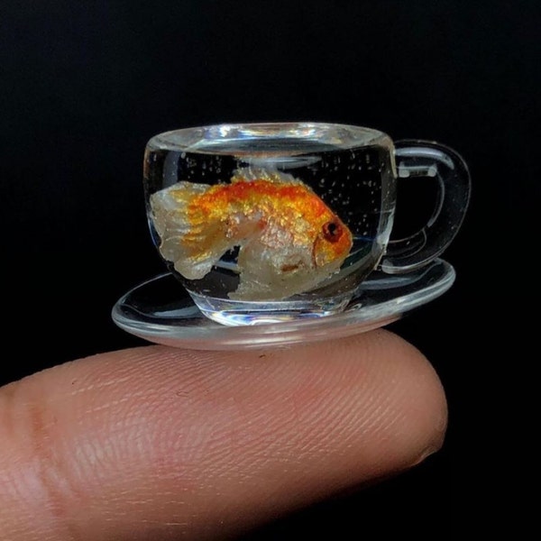 Miniature Koi Pond With Little House - Etsy