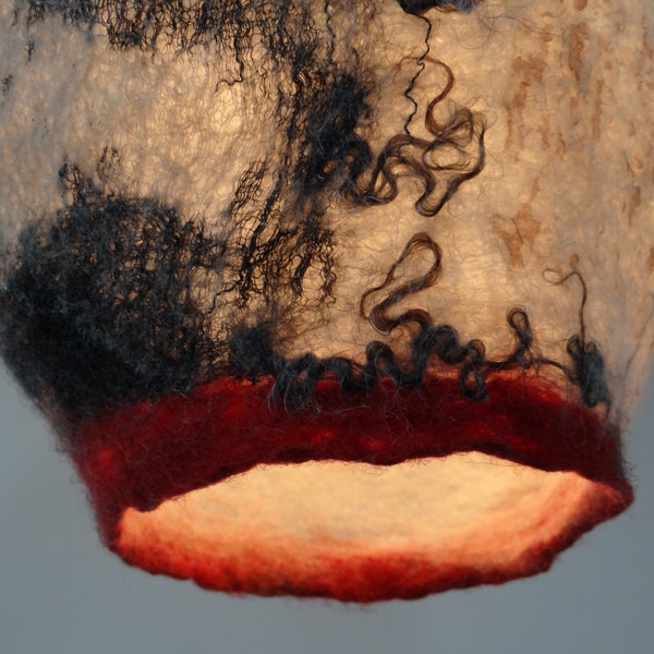 Lampshade Custom Made, Handfelted According to Your Wishes. Custom ...