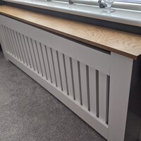 100% Solid Oak-top Radiator Covers - Etsy UK