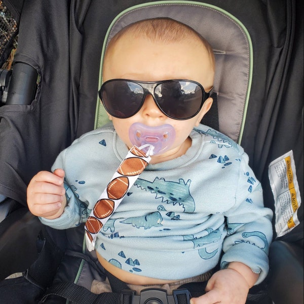 Pacifier Clip / Baby Shower Gift / Fabric Pacifier Clip / Handmade Baby ...