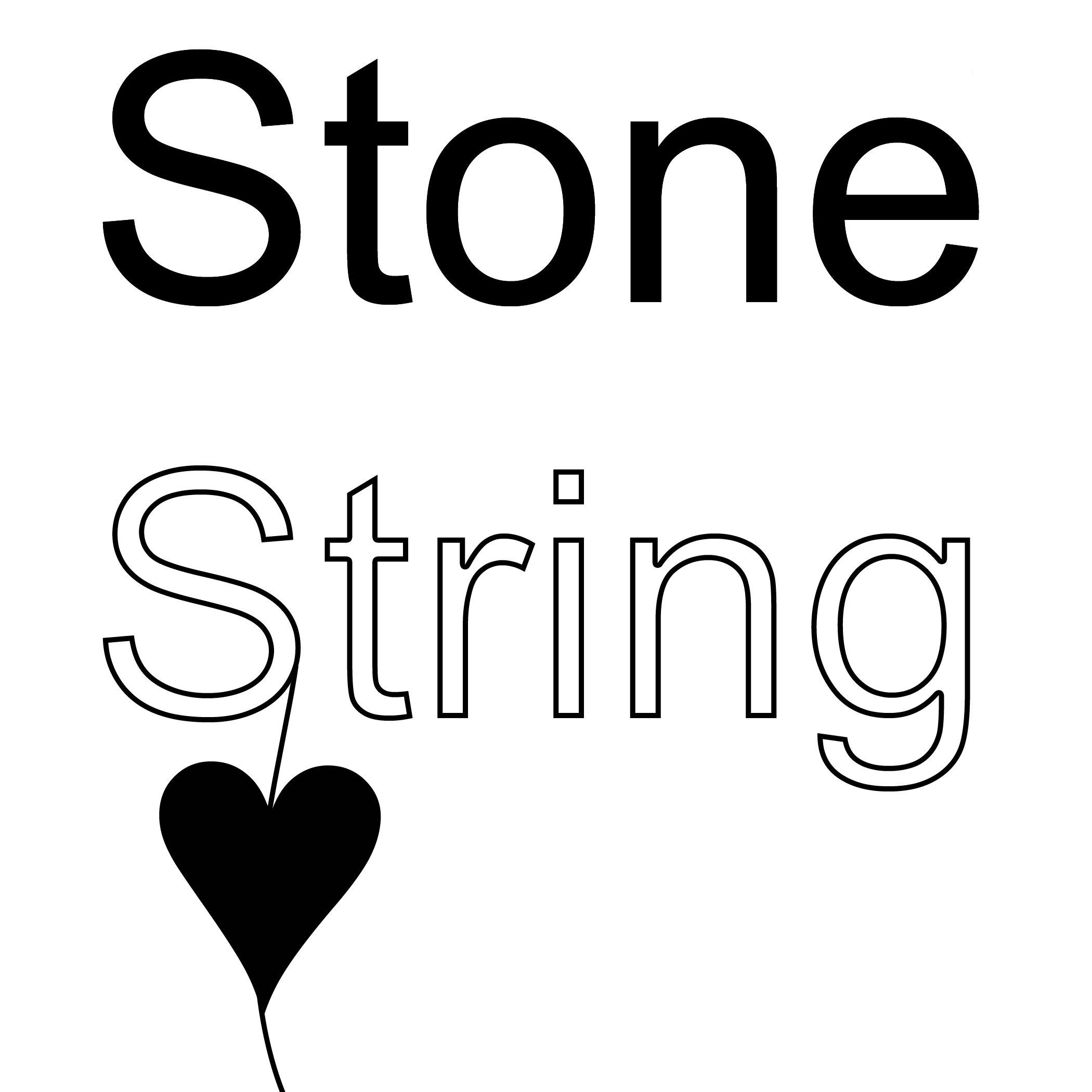 Natural Stone and String Jewelry by StoneString on Etsy