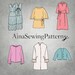 Women Jacket Pattern Winter Coat Pattern Short Coat Sewing Pattern ...