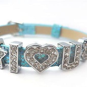 Personalized Slide Charm Bracelets Keychains by SlideCharmLove