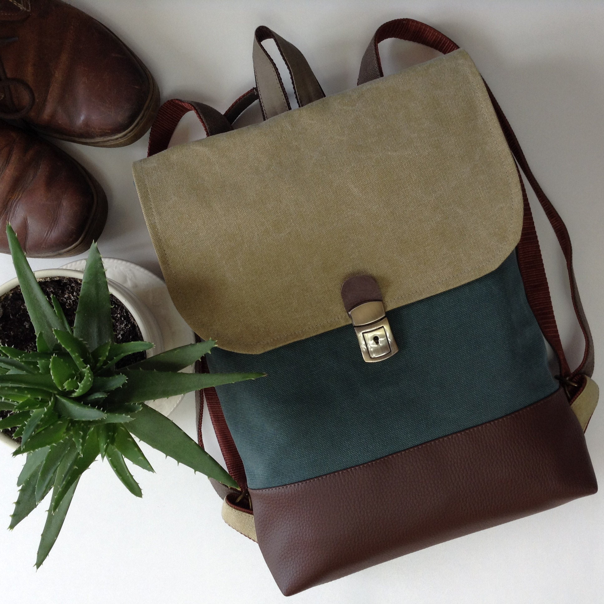 backpacks laptop backpack mini backpacks by Fabrykawis on Etsy