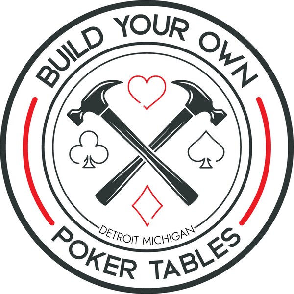 DIY 8' Standard Poker Table Building Kit 13 Color Choices Build Your ...