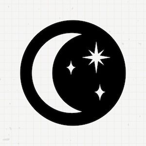 Celestial Circle Frame SVG, Printable Celestial Wedding PNG, Celestial ...