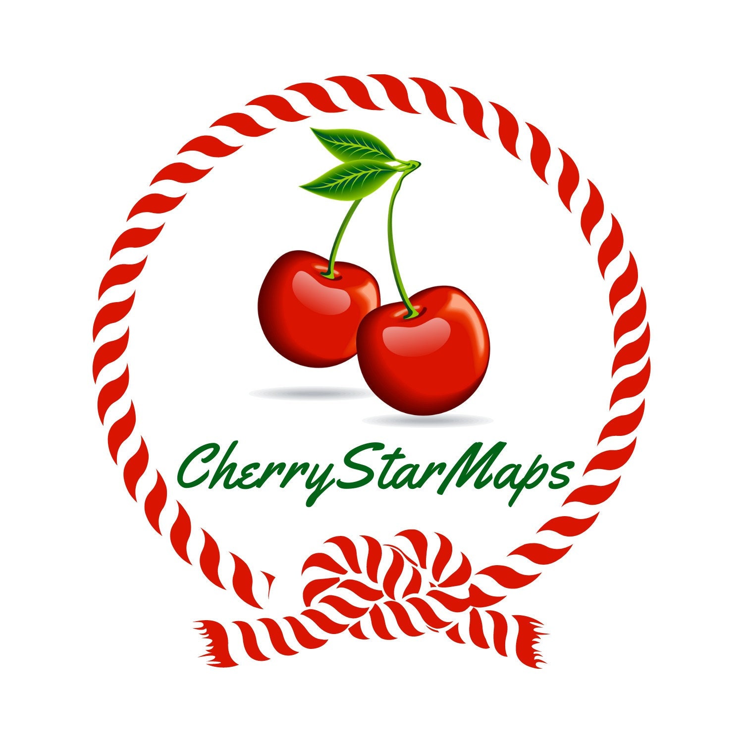 CherryStarMaps - Etsy