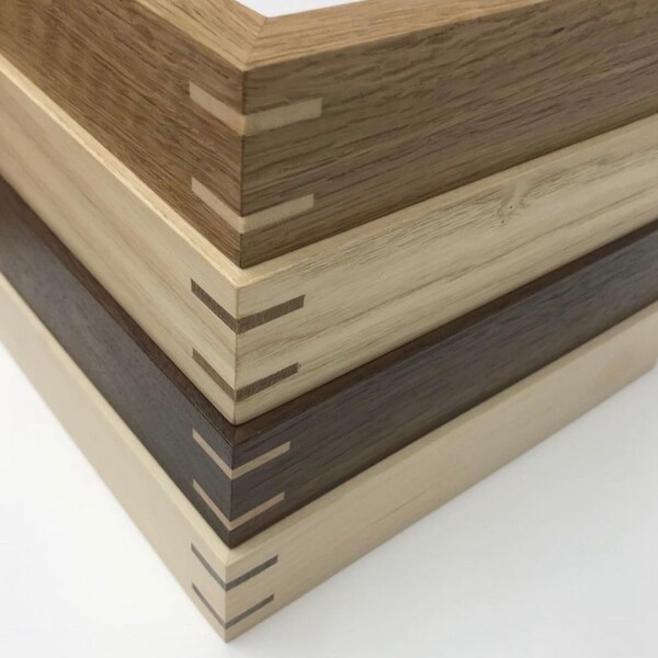 Handmade Solid Wood Picture Frame - Etsy